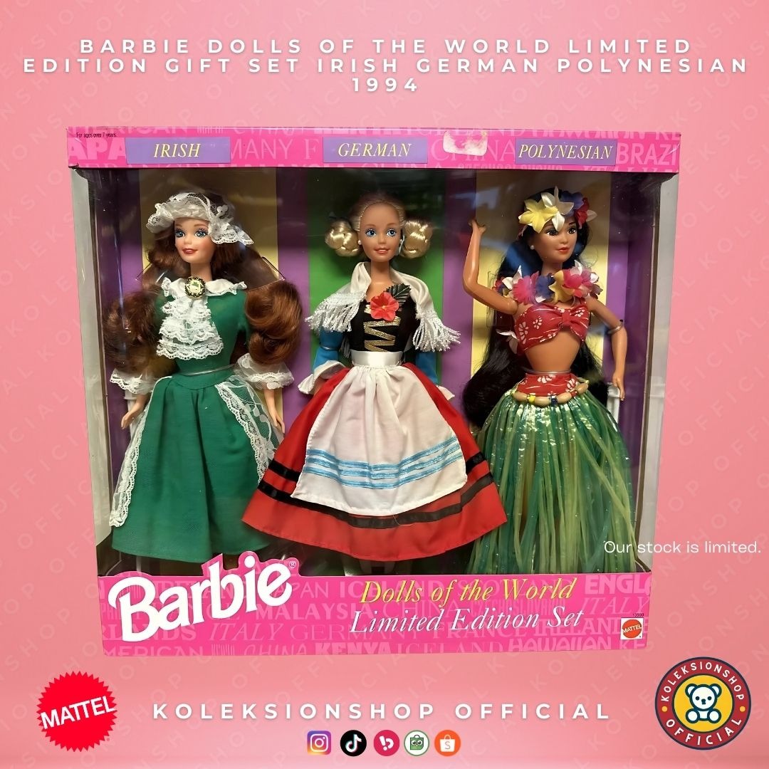 Barbie Dolls of the World Limited Edition Gift Set - Irish, German ...