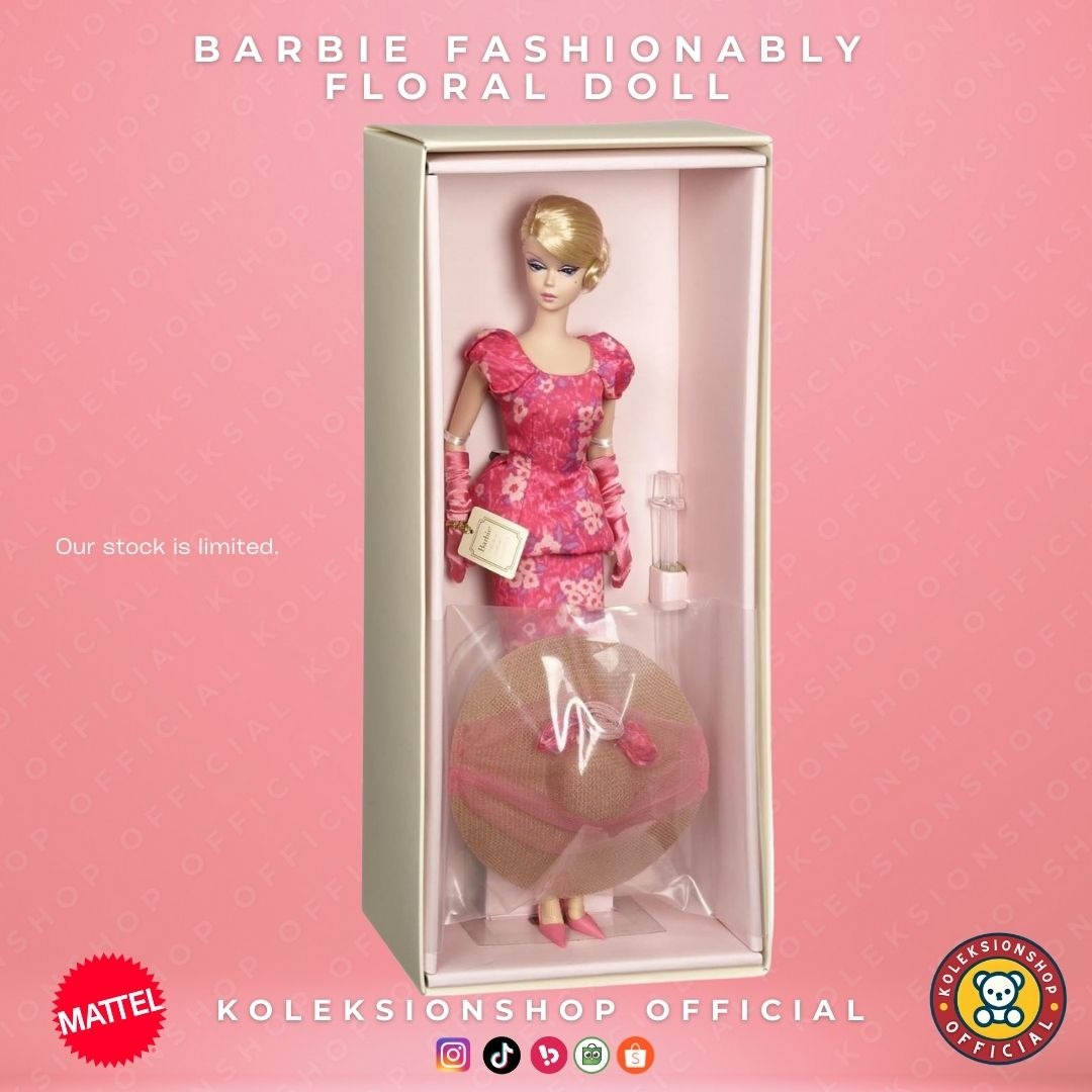 Barbie Fashionably Floral Doll, Bayi & Anak, Mainan & Baby Walker di ...