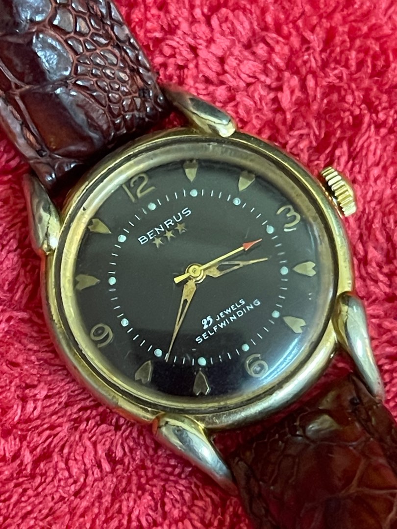 Benrus 10K RGP Automatic 25 Jewels Self-winding , Men's Fashion ...