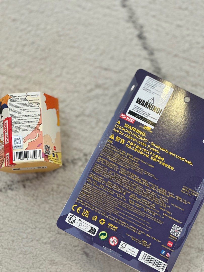 Brand new Labubu trick or treat & 1 drunk in sea phone cable blind box ...