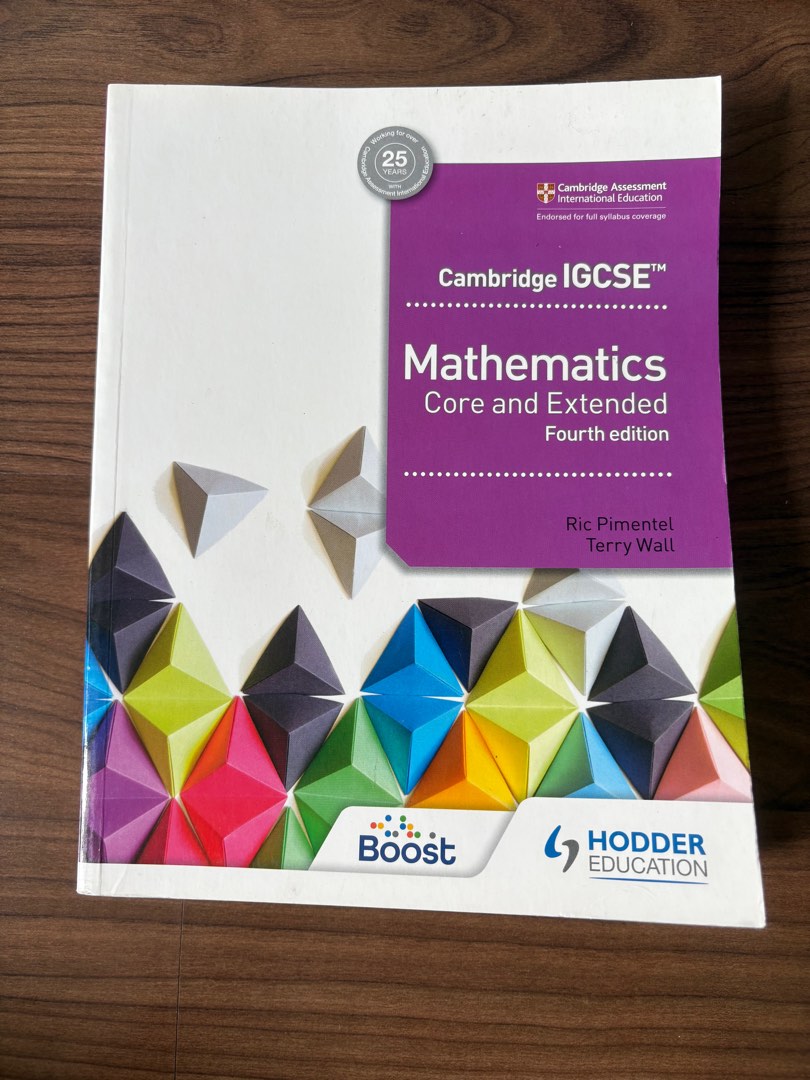 Cambridge IGCSE Mathematics Extended and Core Fourt Edition course book ...