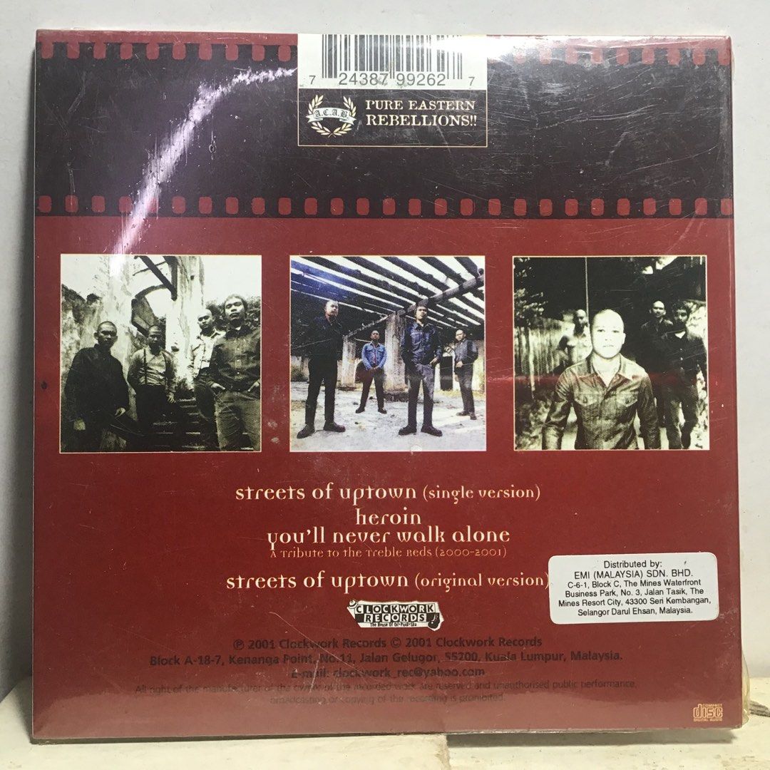 CD ACAB A.C.A.B. - Streets of Uptown EP OOP 2001 Clockwork Records ...