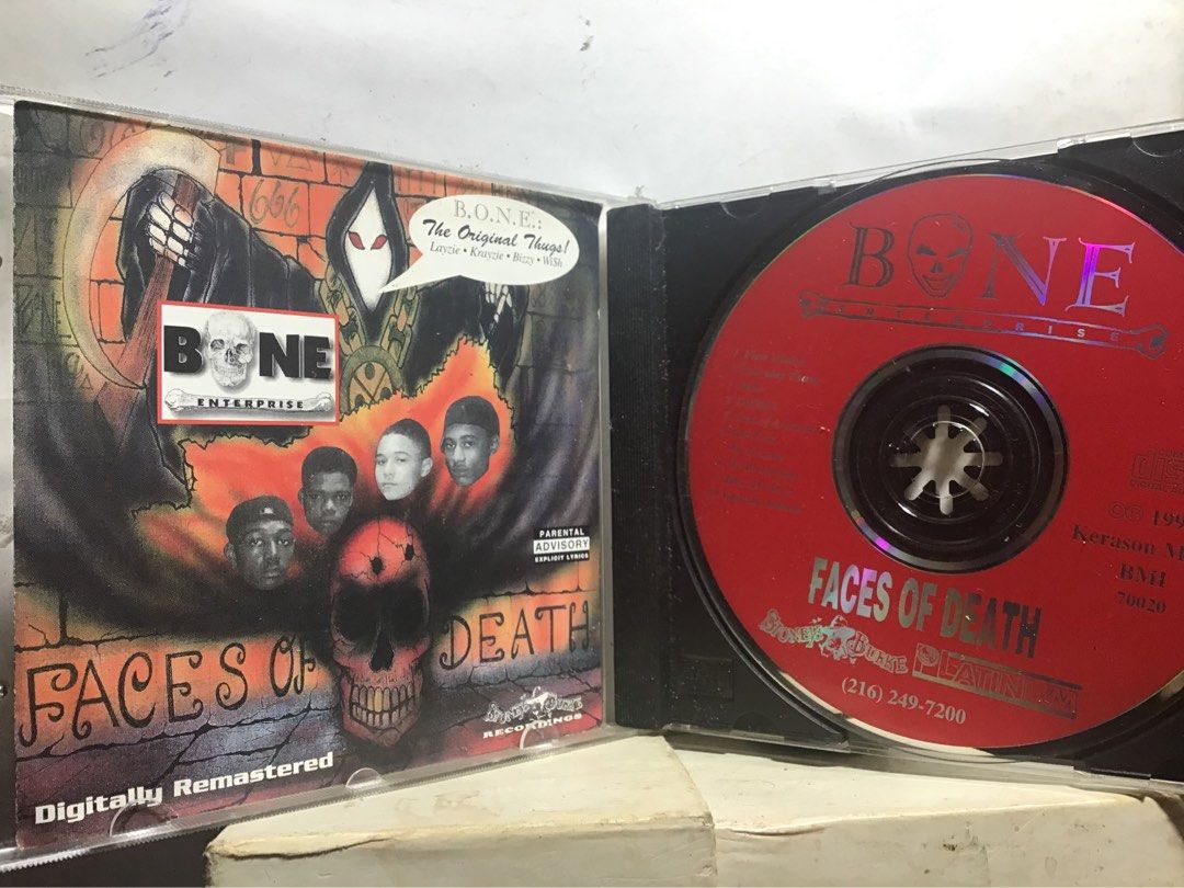 CD B.O.N.E. Bone Thugs n Harmony - Faces of Death OOP 1995 ORIGINAL ...