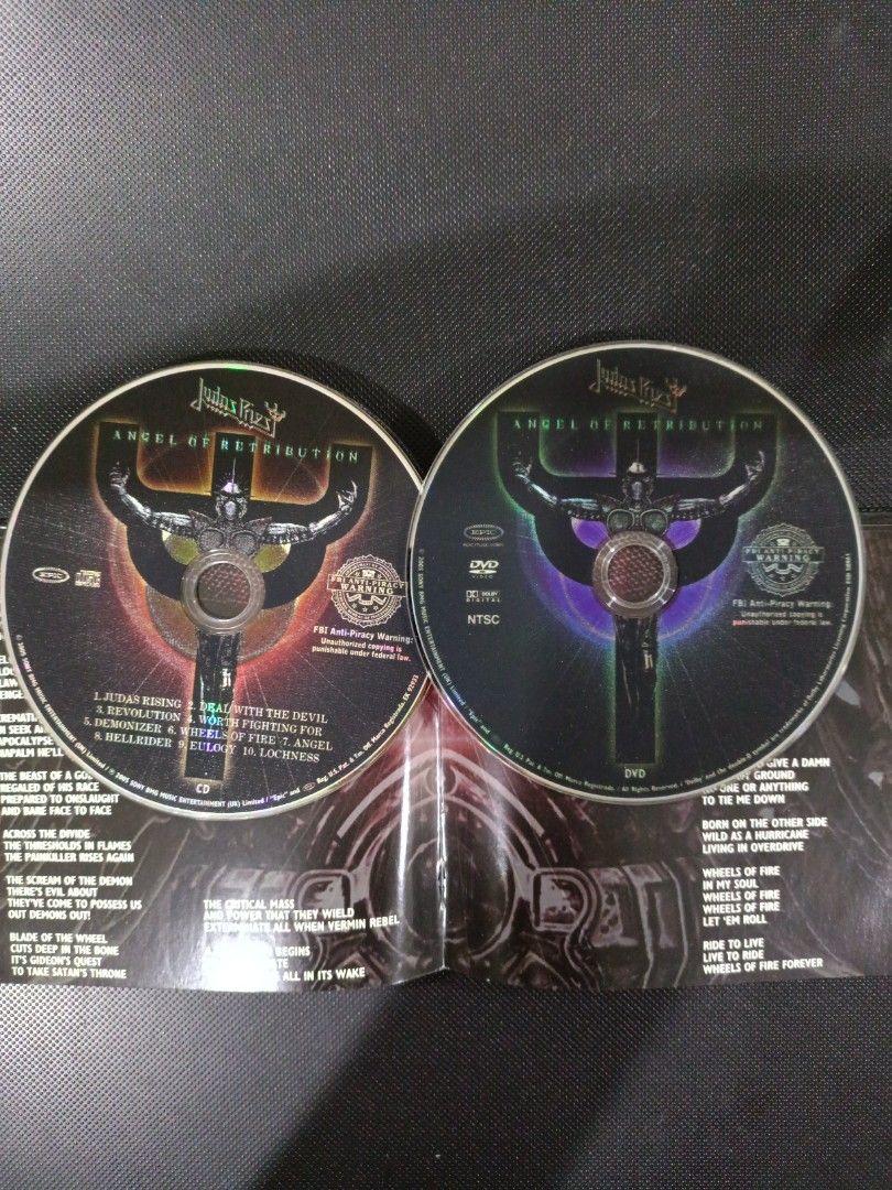 CD Judas Priest - Angel of retribution (CD+DVD), Hobbies & Toys, Music ...