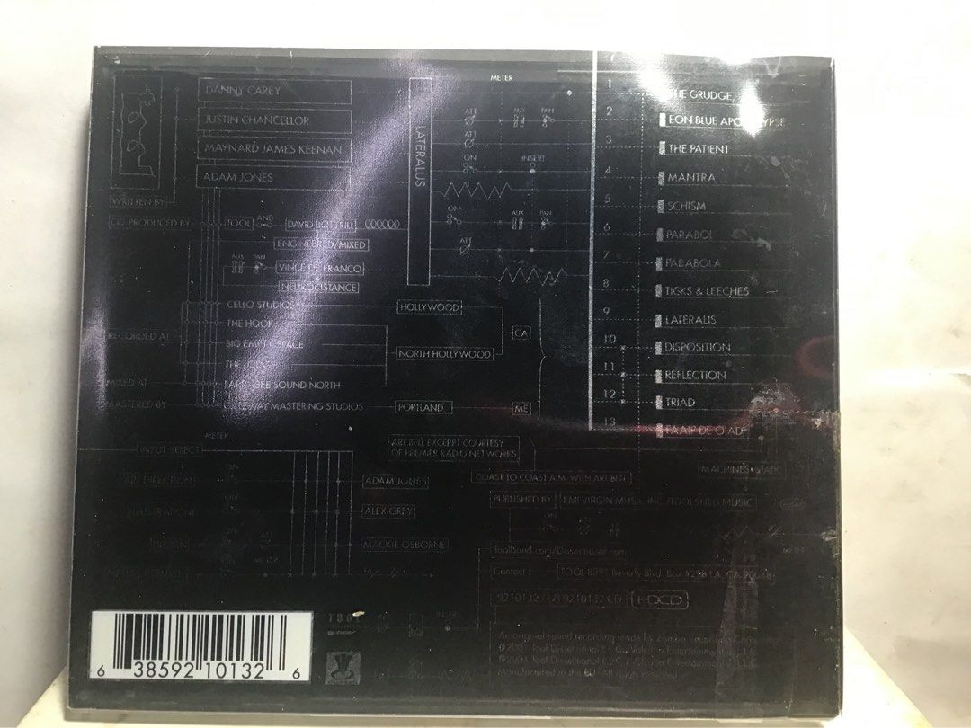 CD Tool - Lateralus OOP ORIGINAL PRESS Anubis Hard Rock , Hobbies & Toys, Music & Media, CDs ...