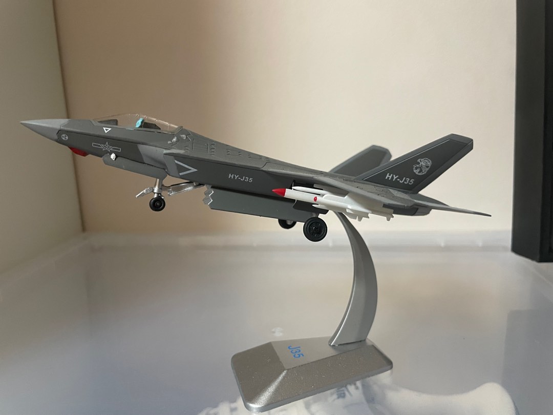 China J35 fighter jet model 1:100, Hobbies & Toys, Toys & Games on ...
