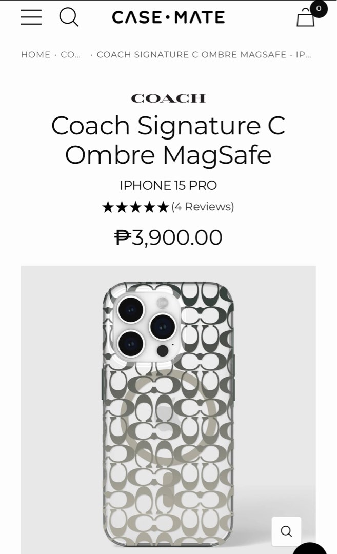 coach Iphone 15 pro case, Mobile Phones & Gadgets, Mobile & Gadget ...