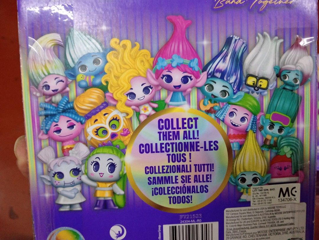DreamWorks Trolls Band Together Mineez 10 pc Rhonda Play & Display ...