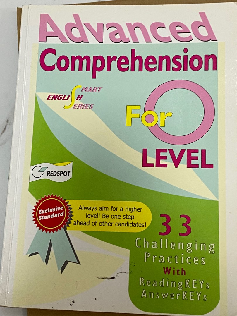 English O levels comprehension, Hobbies & Toys, Books & Magazines ...