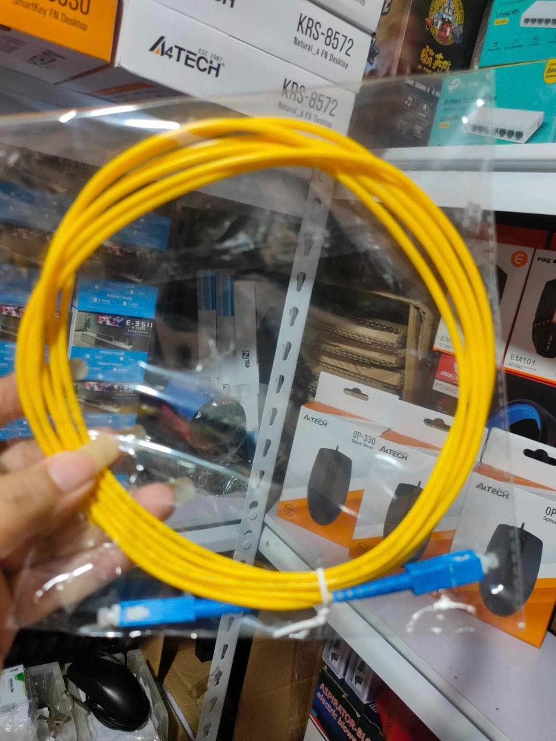 Fiber Optic Cable sc upc for pldt, Computers & Tech, Parts & Accessories, Cables & Adaptors on ...