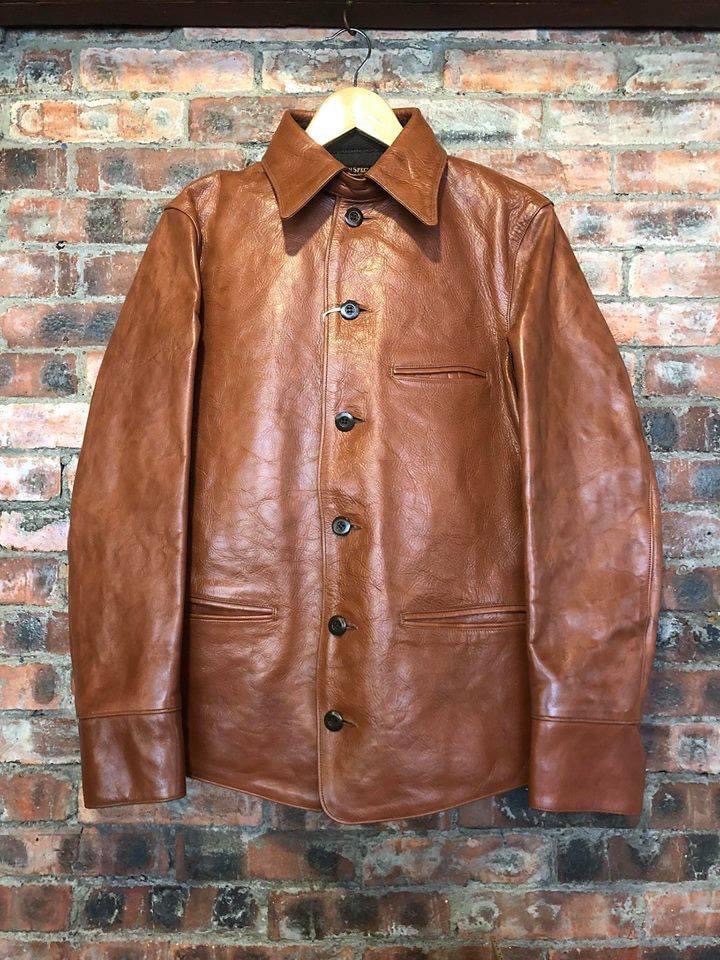 Freewheelers Horsehide Brakeman Coat rainbow country real toys mccoys ...