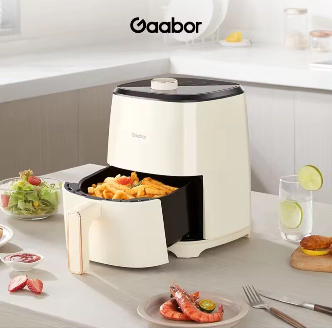 Gaabor 4L Air Fryer Low Watt 8 Menu Non-Stick Coating Oil-Free Frying ...