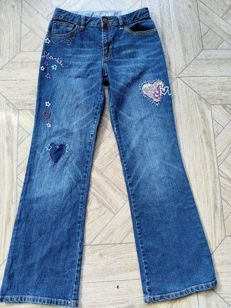 Gap boot flare wide leg jeans x zara denim jeans x uniqlo for kids FREE SF, Babies & Kids ...
