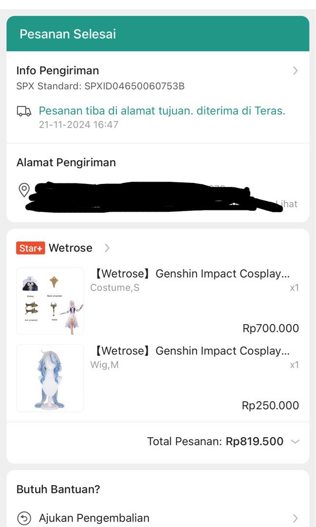 Genshin impact cosplay, Barang Yang Dicari di Carousell