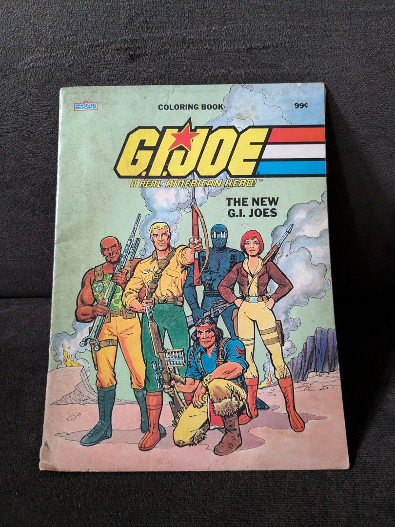GI Joe Coloring Book 1984, Hobbies & Toys, Books & Magazines, Comics ...