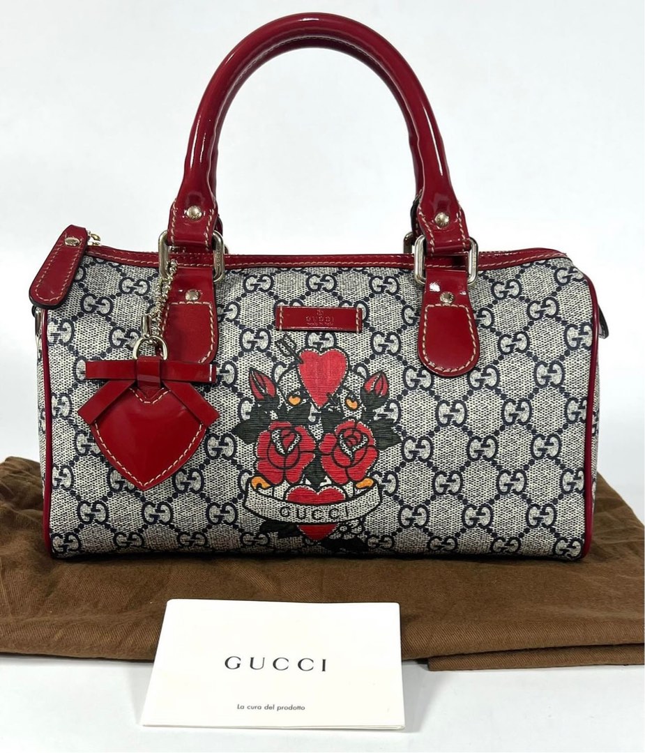 Gucci Tattoo Heart Joy Boston, Luxury, Bags & Wallets on Carousell