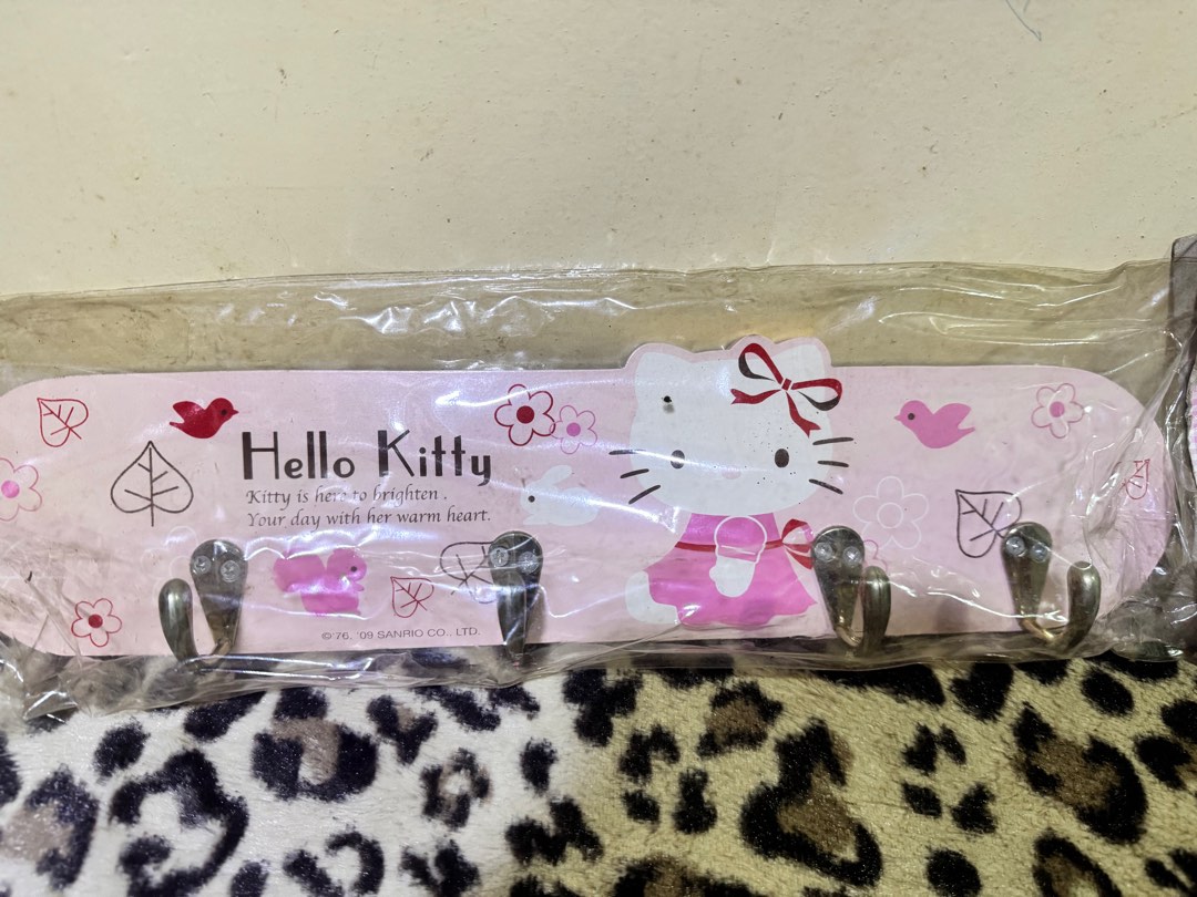 Hello kitty wooden hook organizer, Furniture & Home Living, Home ...