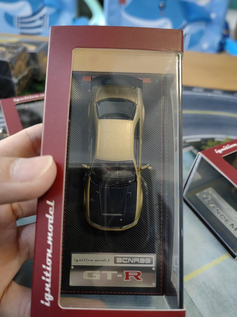 Ignition Model Skyline R33 Gold, Hobbies & Toys, Toys & Games on Carousell