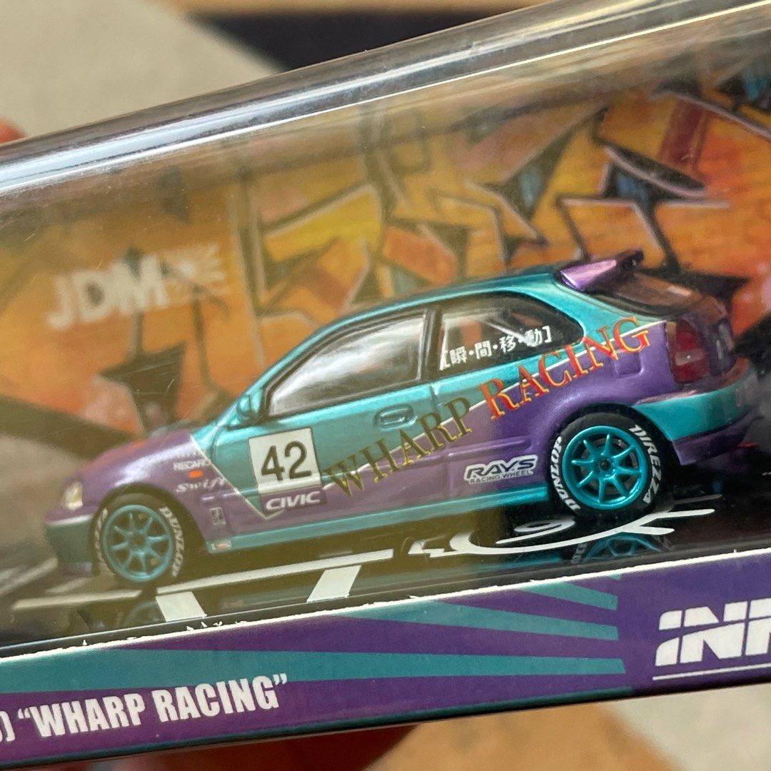 Inno64 Honda Civic Type R EK9 JDM WHARP RACING, Hobbies & Toys, Toys ...
