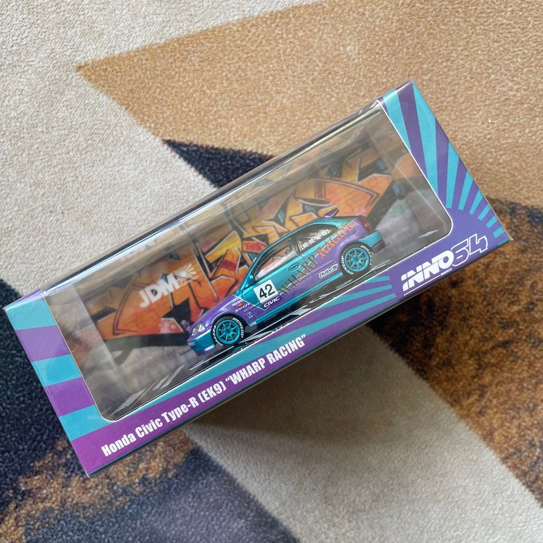 Inno64 Honda Civic Type R EK9 JDM WHARP RACING, Hobbies & Toys, Toys ...