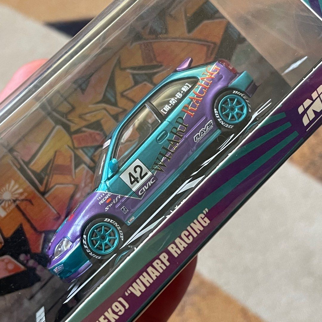 Inno64 Honda Civic Type R EK9 JDM WHARP RACING, Hobbies & Toys, Toys ...