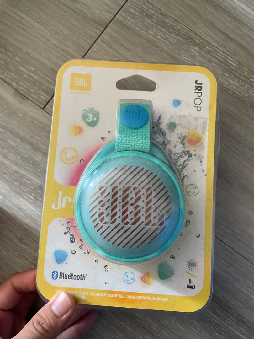 JBL JR POP Kids Portable Bluetooth Speaker Turquoise Teal, Audio ...