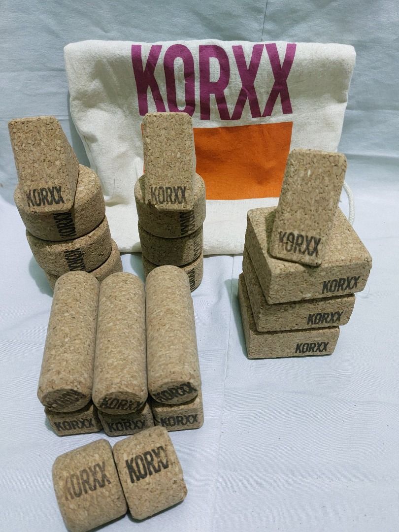 KORXX Cork Form Building Blocks Set of 20 Natural Brown, Hobbies & Toys ...