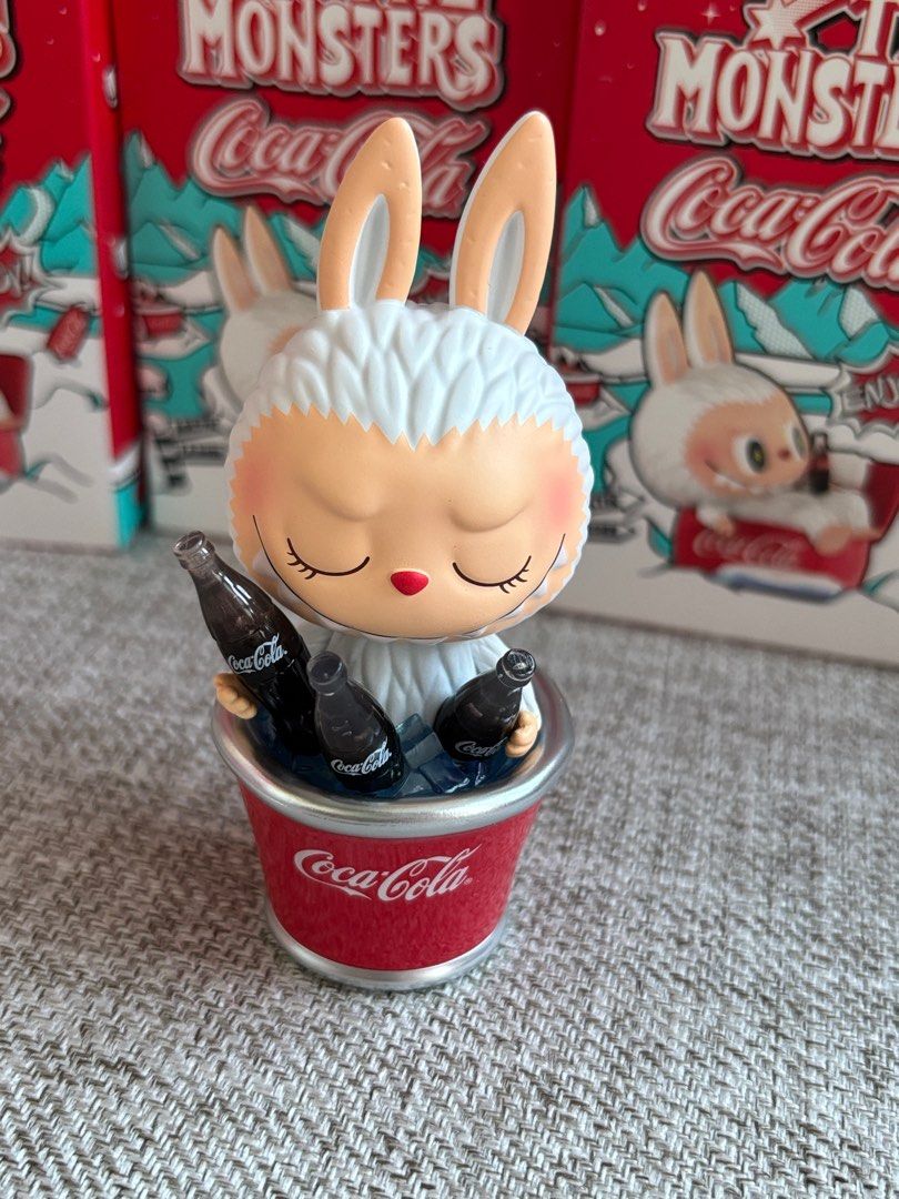 Labubu Coca Cola ( Time to cool down ) Figurine, Hobbies & Toys, Toys & Games on Carousell