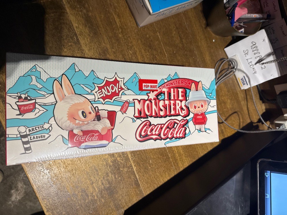 Labubu the monsters coca-cola, Hobbies & Toys, Toys & Games on Carousell