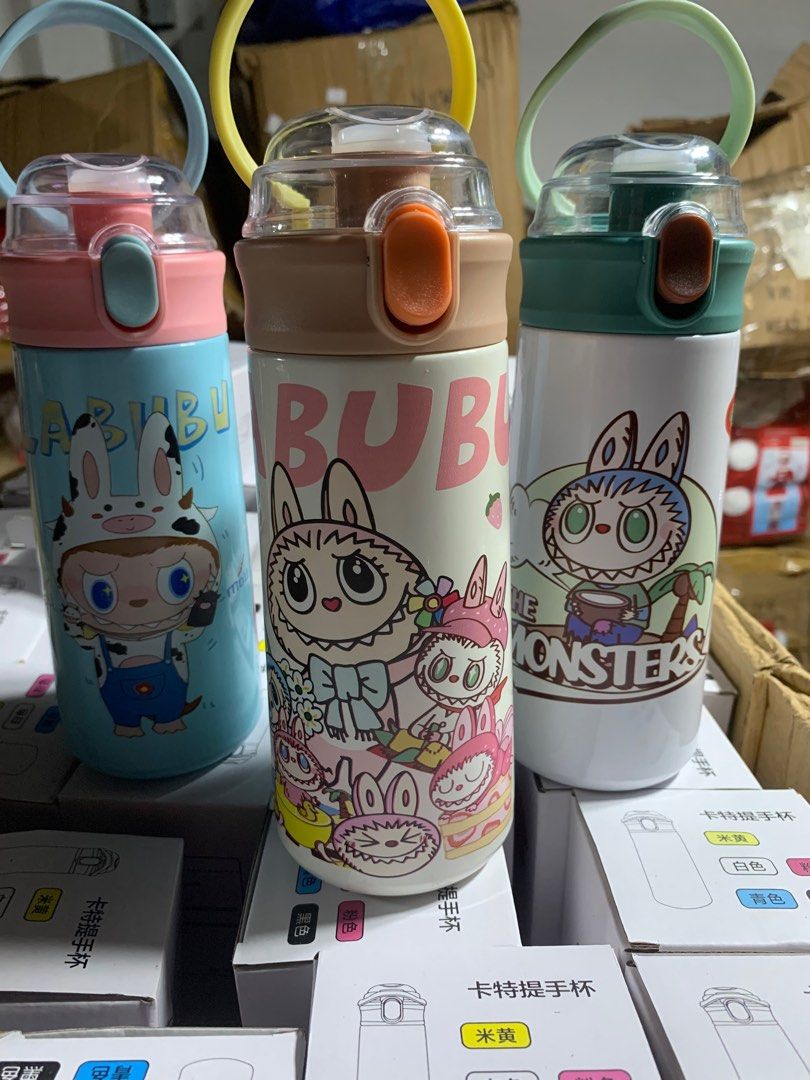 Labubu Trending Bottle, Furniture & Home Living, Kitchenware ...