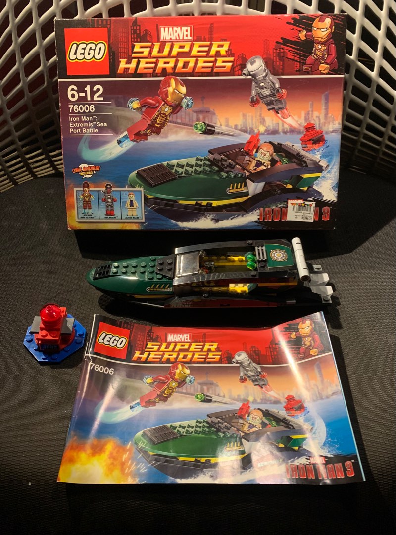 Lego 76006 Iron Man 3 (Marvel Super Heroes) Extremis Sea Port Battle ...