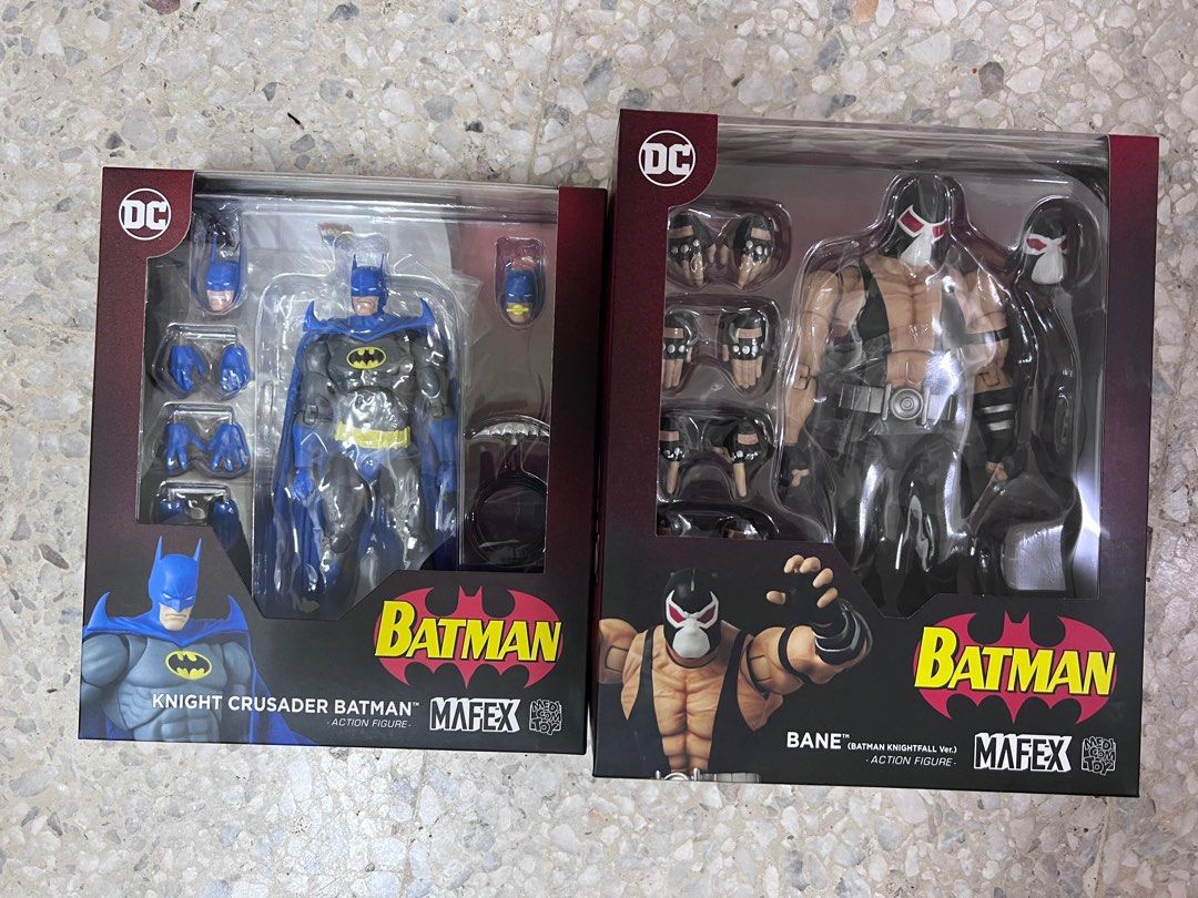 Mafex Knight Crusader Batman & Bane (BATMAN KNIGHTFALL VER.), Hobbies ...