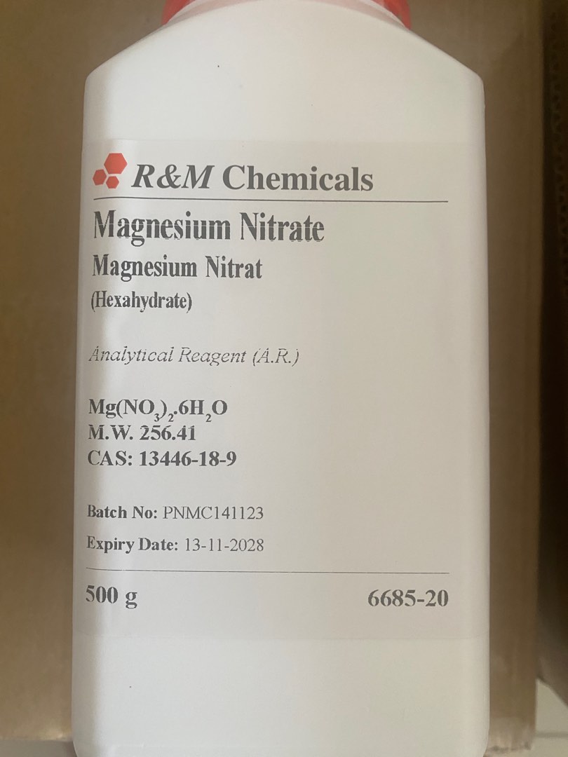 Magnesium nitrate 6H20 Magnesium nitrat, Everything Else, Others on ...