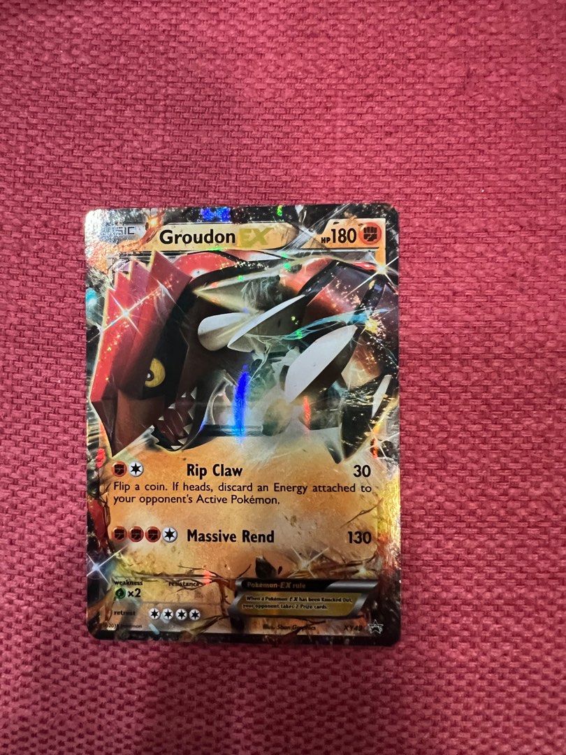 Mega Groudon Ex card, Hobbies & Toys, Toys & Games on Carousell