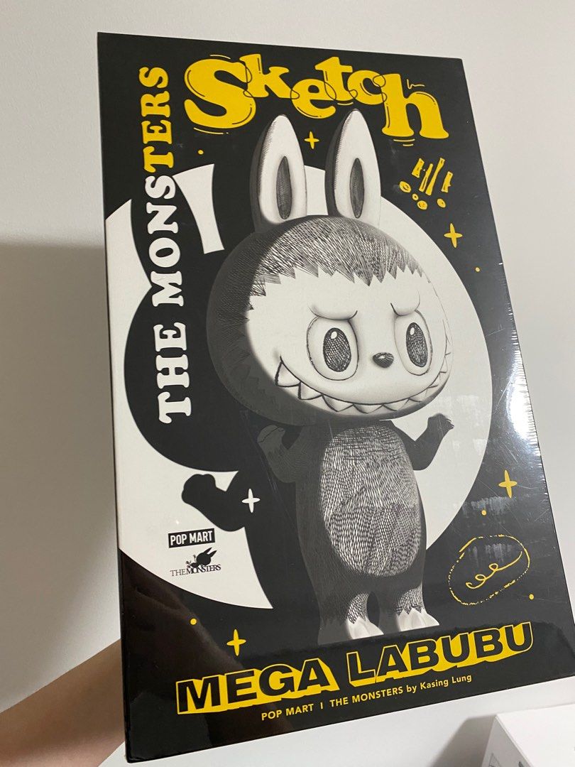 Mega Labubu Sketch 400%, Hobbies & Toys, Toys & Games on Carousell