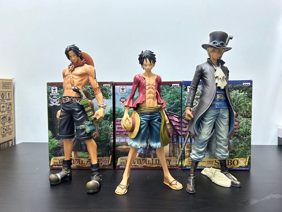 MSP Ace,Luffy,Sabo, Hobbies & Toys, Toys & Games on Carousell