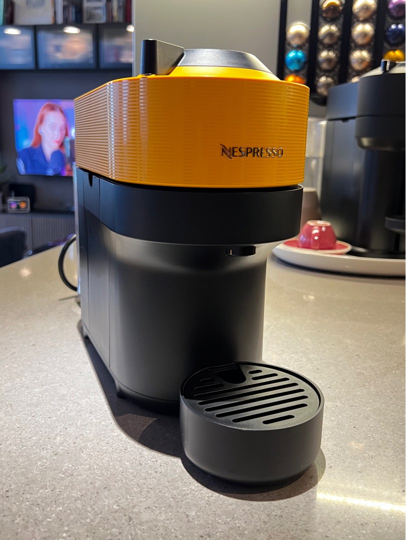 Nespresso Vertuo Pop Mango Yellow Coffee Machine, TV & Home Appliances ...
