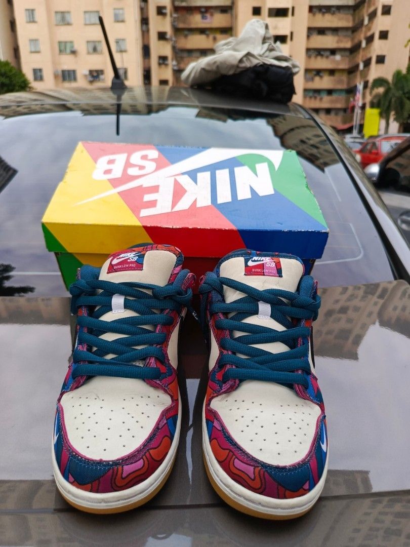 Nike sb dunk parra, Men's Fashion, Footwear, Sneakers on Carousell