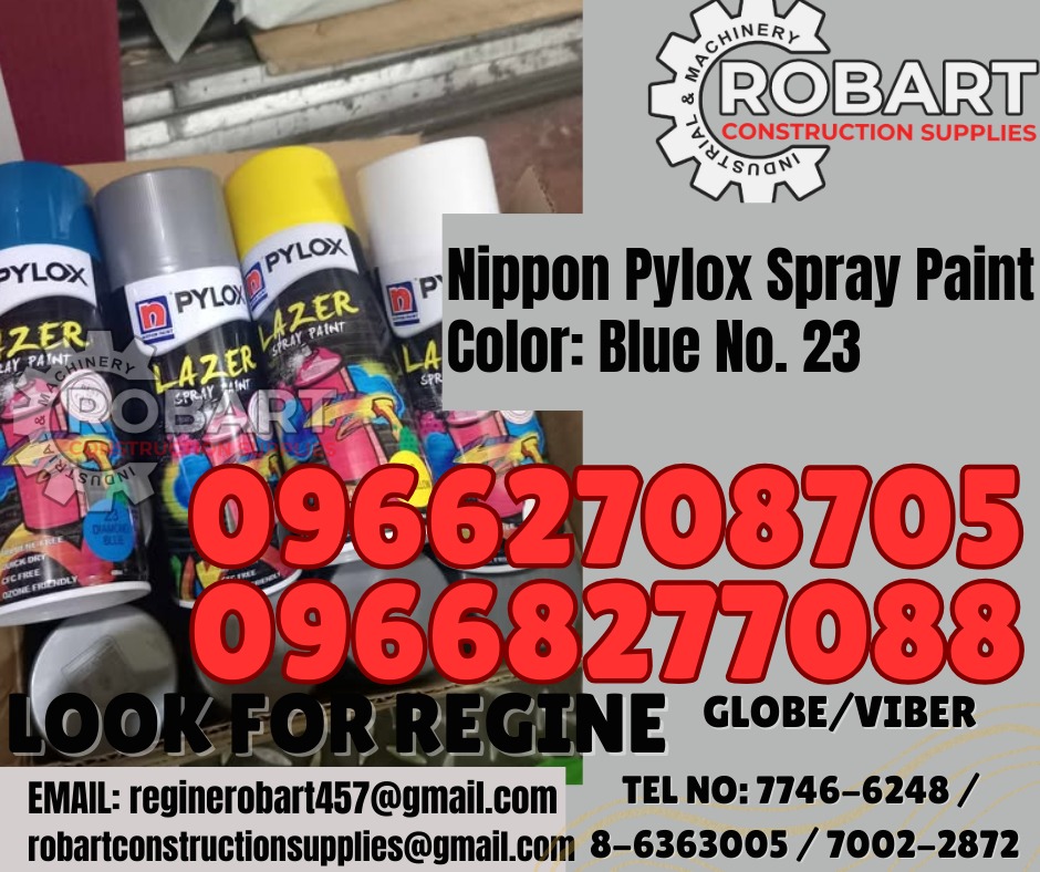Nippon Pylox Spray Paint Color: Blue No. 23, Looking For on Carousell