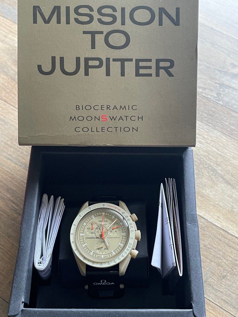 Omega x Swatch mission to jupiter, Luxury, Watches on Carousell