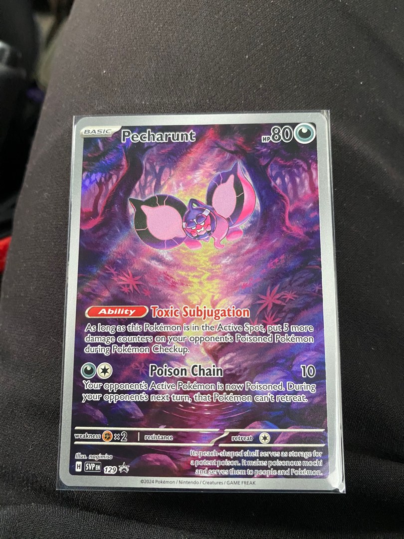 Pecharunt - SVP129 - Illustration Rare Promo - Pokemon Scarlet & Violet ...