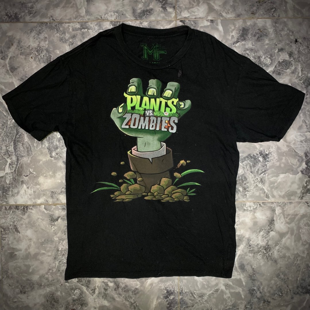 Plants Vs Zombies Shirt (grunge, alt, y2k), Men's Fashion, Tops & Sets ...