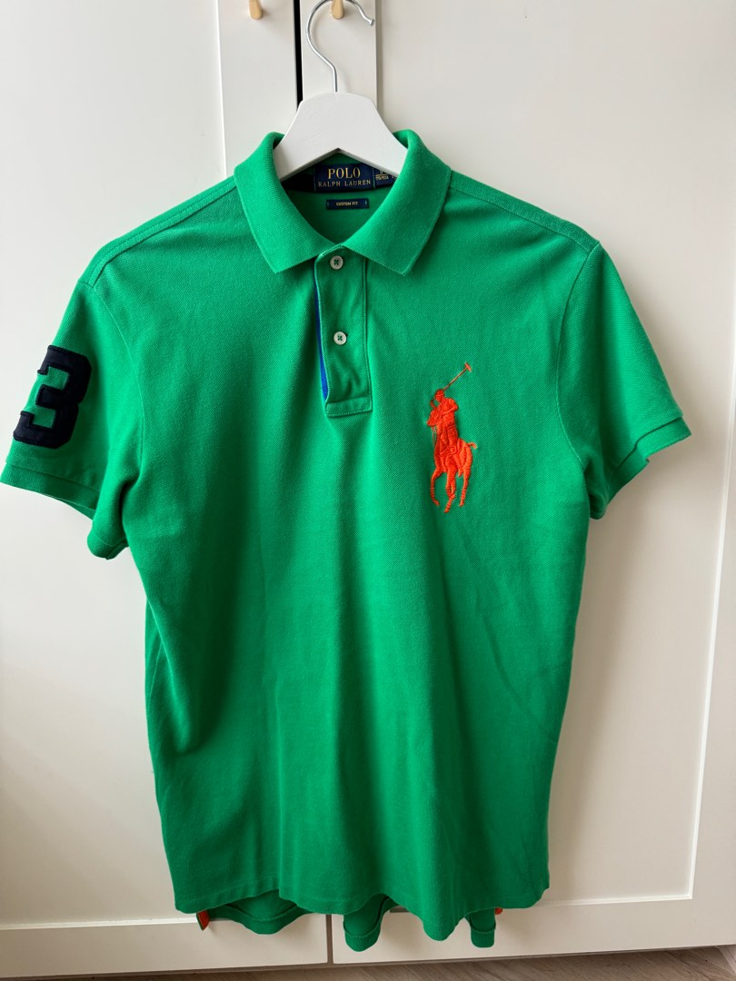 Polo Ralph Lauren No3 Big Pony Green, Men's Fashion, Tops & Sets ...