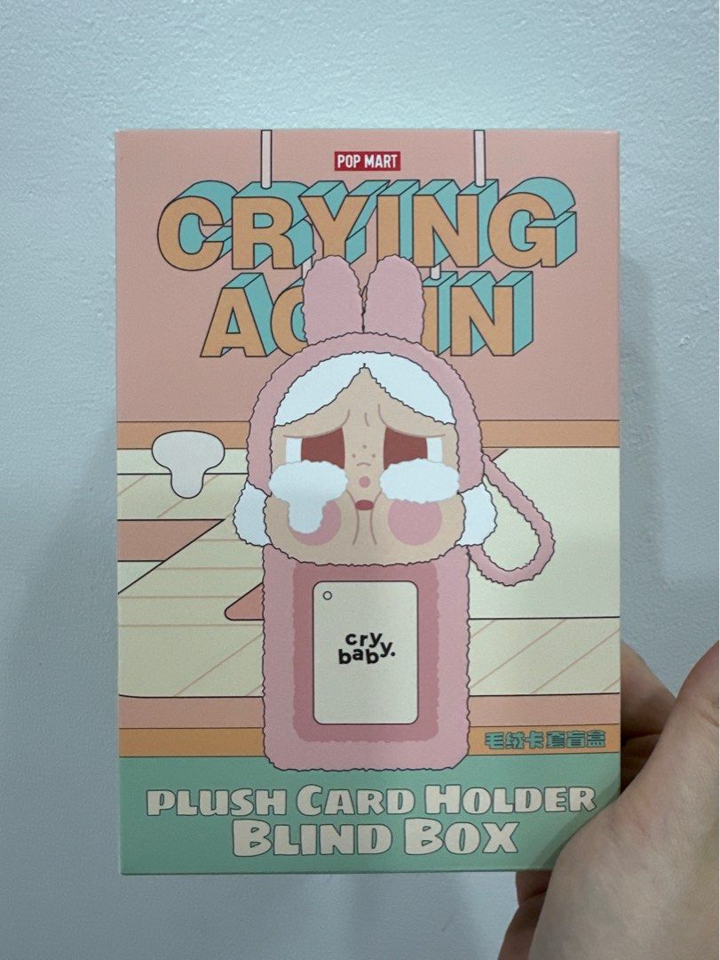 Popmart Crybaby Card Holder, Hobbies & Toys, Toys & Games on Carousell