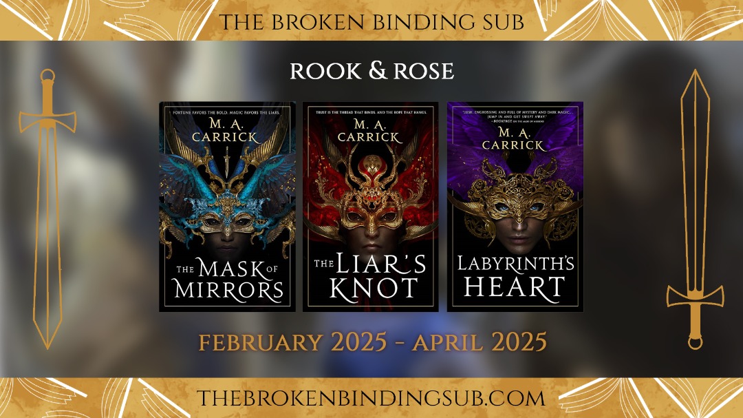 [PRE-ORDER] The Broken Binding Rook & Rose Trilogy | February 2025 to ...