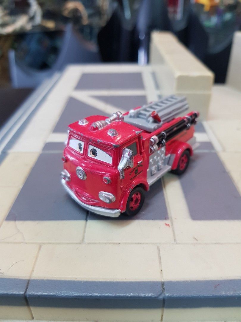 Red Fire Truck Cars Movie, Hobbies & Toys, Toys & Games on Carousell