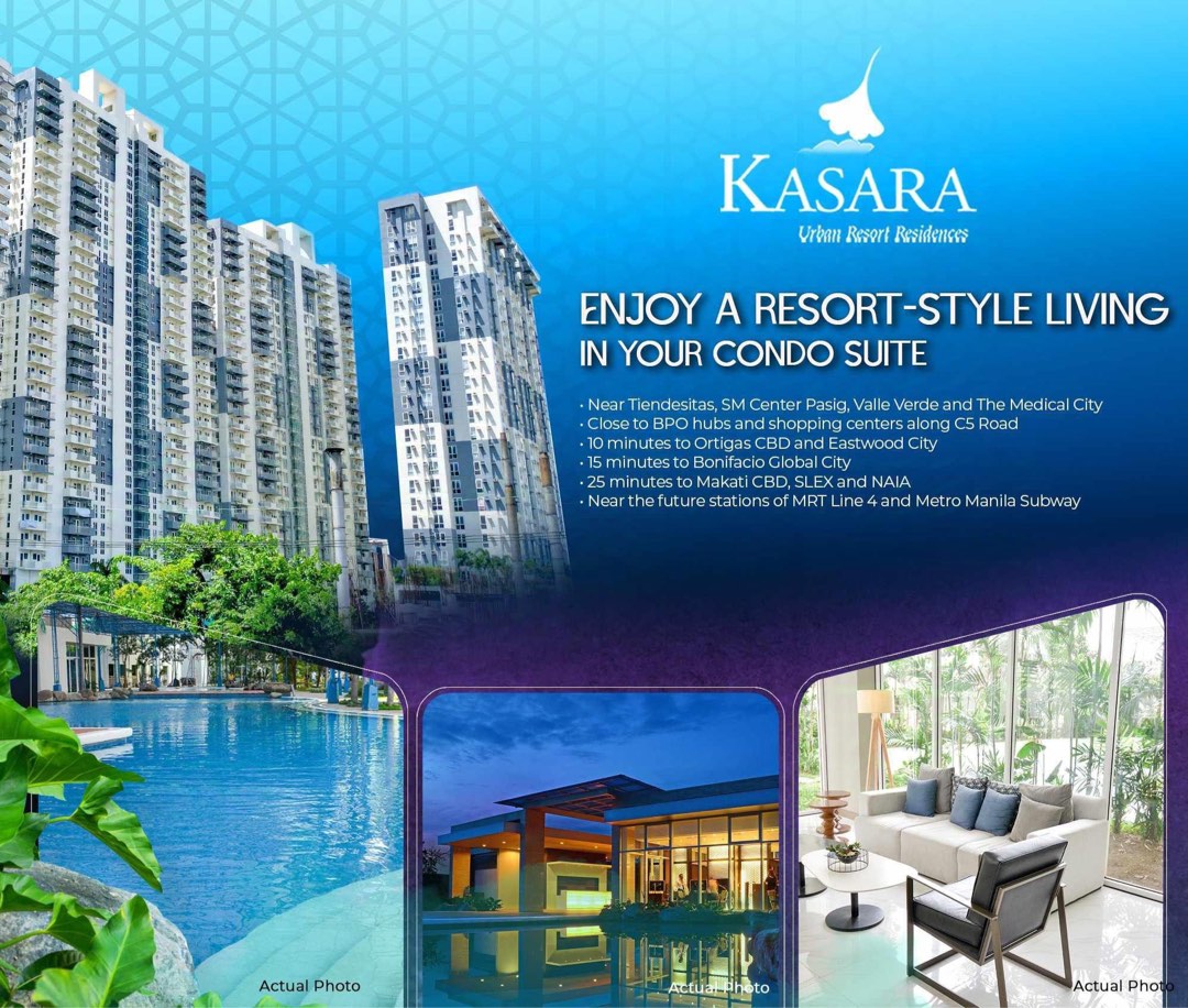 Resort Condo Studio 1Br Pasig RFO Rent to own Ortigas Bridgetown BGC ...