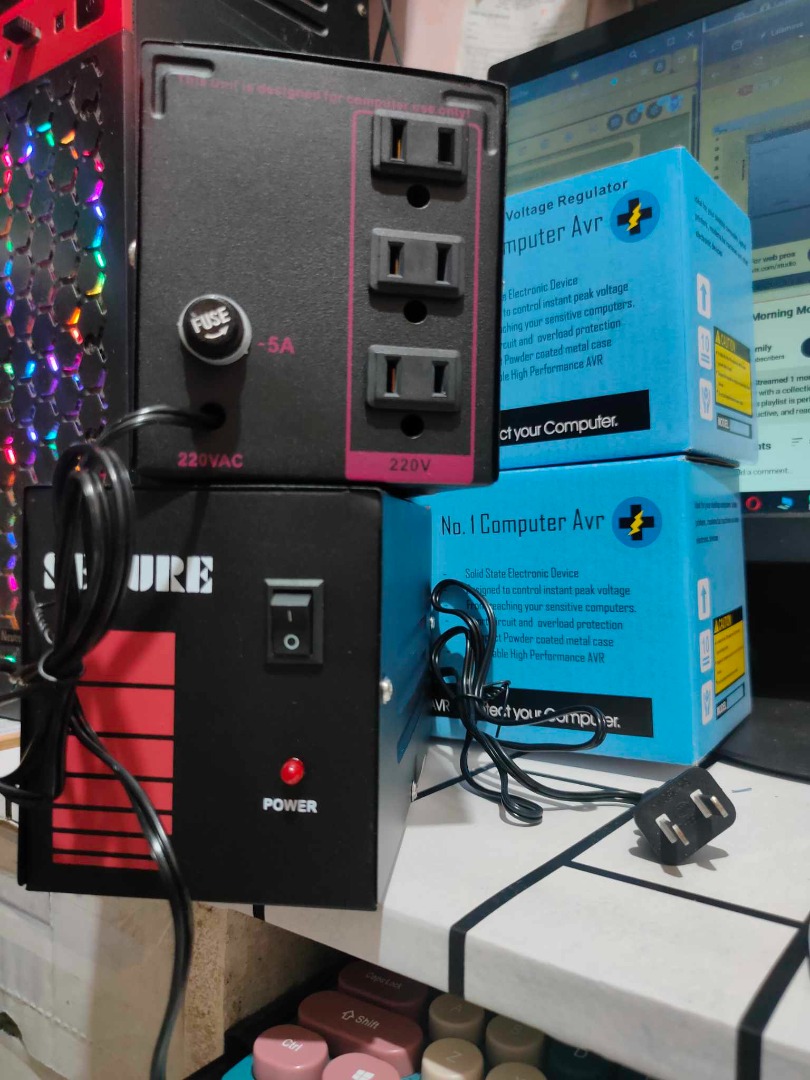 Secure AVR 500w 220v, Computers & Tech, Parts & Accessories, Other ...