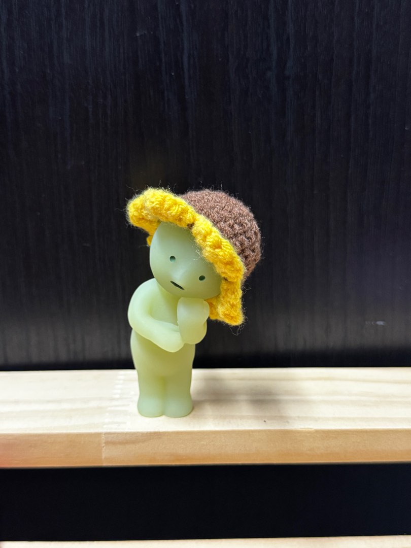 smiski/sonny angel crochet sunflower hat, Hobbies & Toys, Toys & Games ...