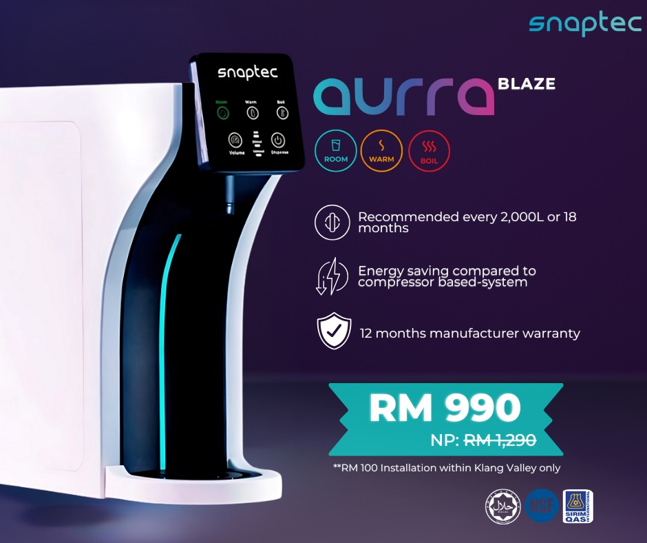 Snaptec Aurra Blaze Water Purifier / Water Filter / Water Dispenser ...